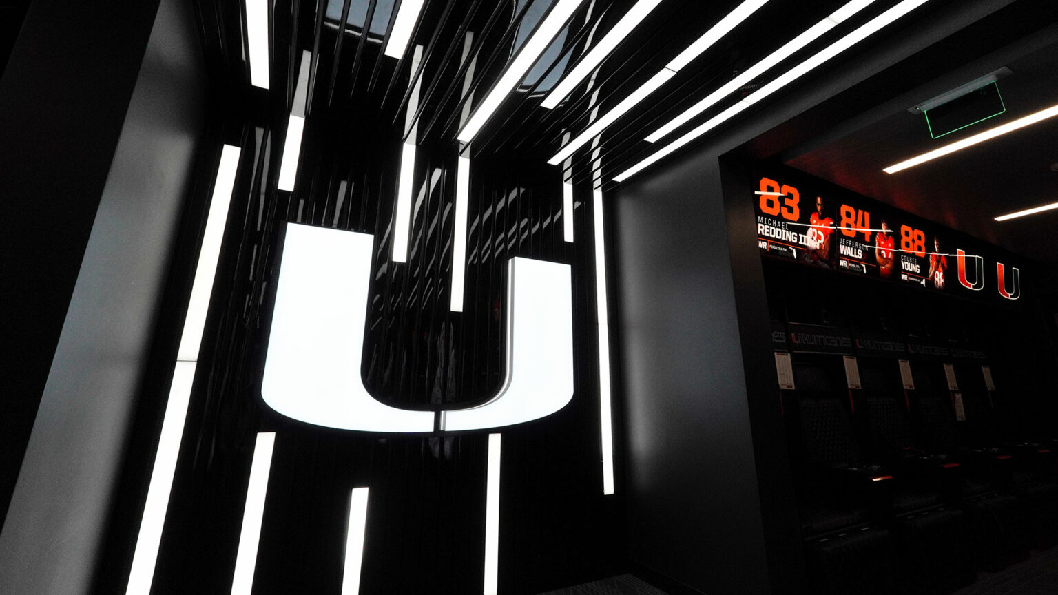 University of Miami - Football Locker Room + Lounge - Jack Porter